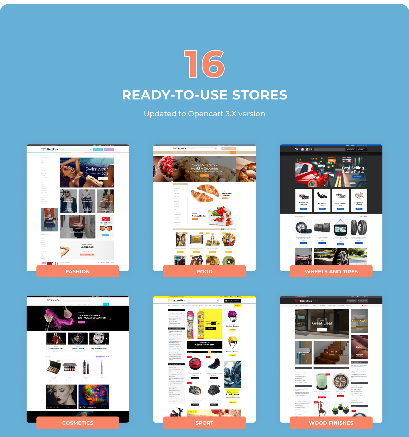 StoreFlex - Responsive Multipurpose Template + RTL OpenCart Template
